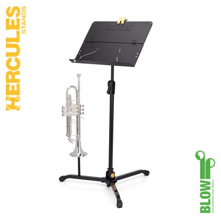HERCULES Orchestra Music Stand W/Foldable Desk, W/Swivel Legs