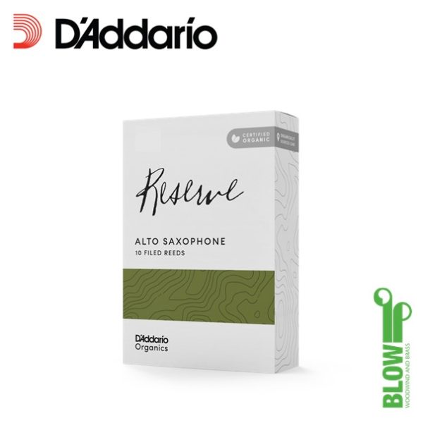 D'Addario Organic Reserve Alto Saxophone Reeds - Box of 10 (Online ...