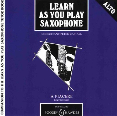 Learn As You Play Saxophone (Old Edition) - Alto Sax CD
