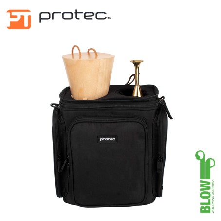 PROTEC French Horn Double Mute Bag, Modular Wall & Mute Holder