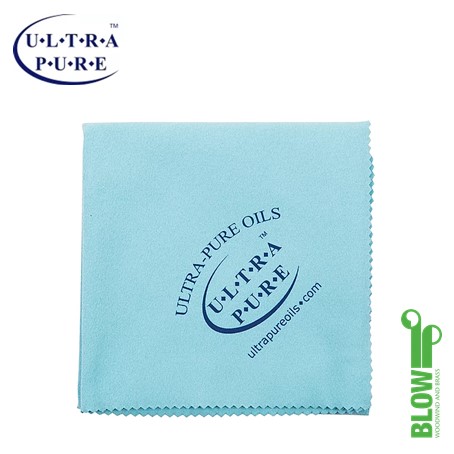 Ultra Pure Extra Large Microfiber Polishing Cloth - Blue